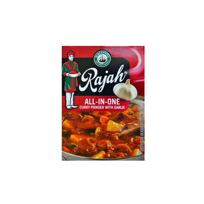 Rajah Curry ALL IN ONE GARLIC Powder 100g - Biltongandboerewors