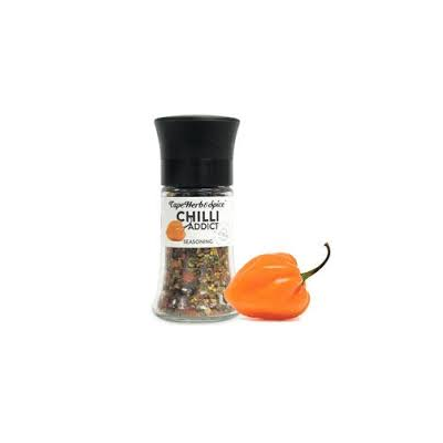 Cape Herb Grinder Chilli Addict 35g Bottle - Biltongandboerewors