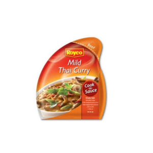 Royco C/S Mild Thai Curry Sachet 56g - Biltongandboerewors