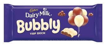 Cadbury Slab Dairy Milk Bubbly Top Deck 150g - Biltongandboerewors